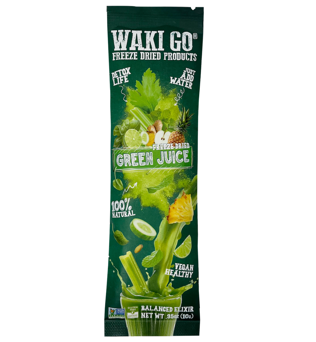 Ready in One Minute 100% Balanced Elixir Green Juice Blend – WAKI GO ...